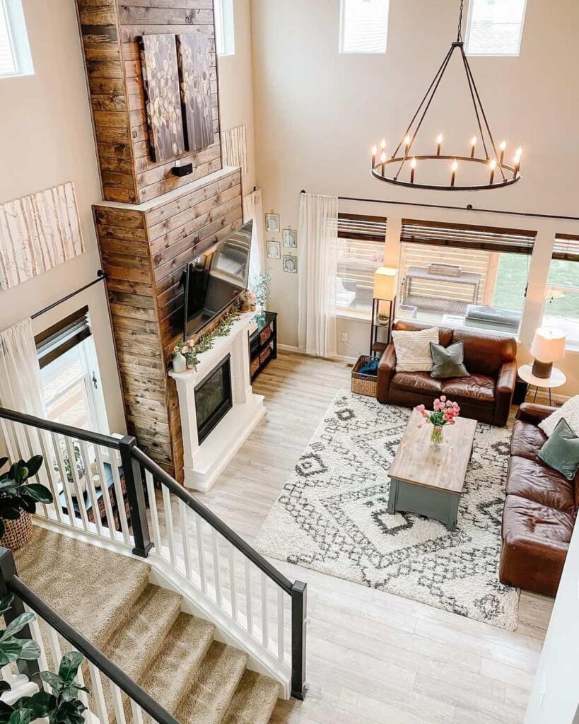 24 High Ceiling Designs to Elevate Your Living Room -Architectural ...