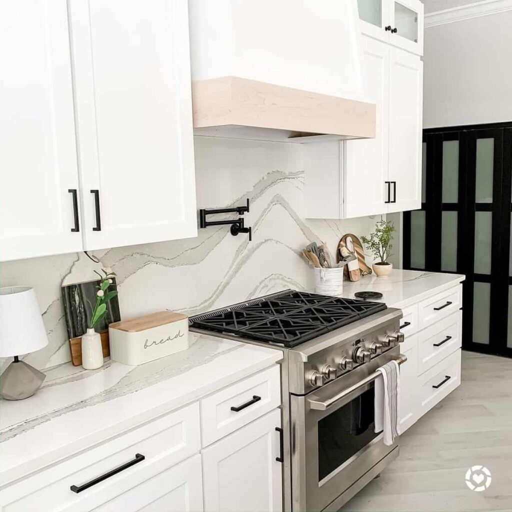 35 Chic White Range Hood Ideas for Every Kitchen -Architectural Foundation