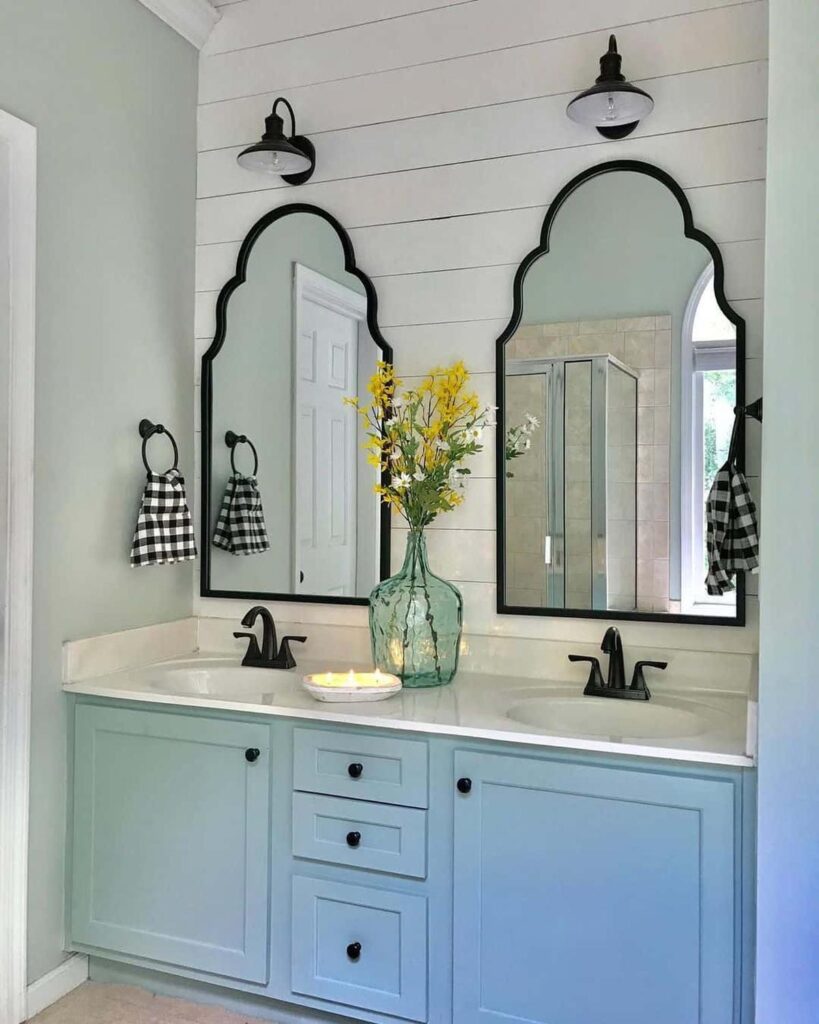 28 Stylish Blue Grey Bathroom Vanities to Love -Architectural Foundation