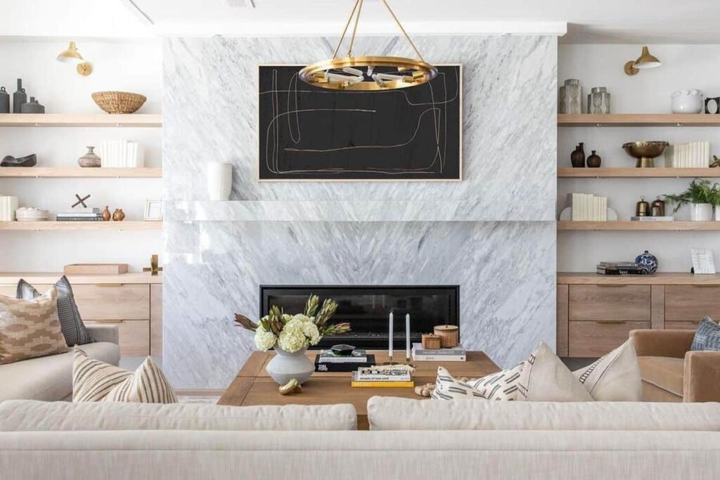 25 Top Linear Fireplaces That Elevate Your Farmhouse Home ...