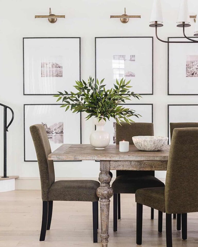 35 Beautiful Black Frame Gallery Wall Arrangements to Display Your Art ...