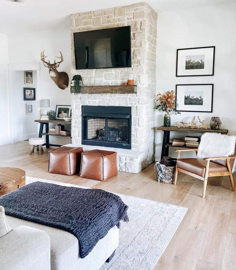 21 Modern Fireplace Surrounds for a Sleek Look -Architectural Foundation