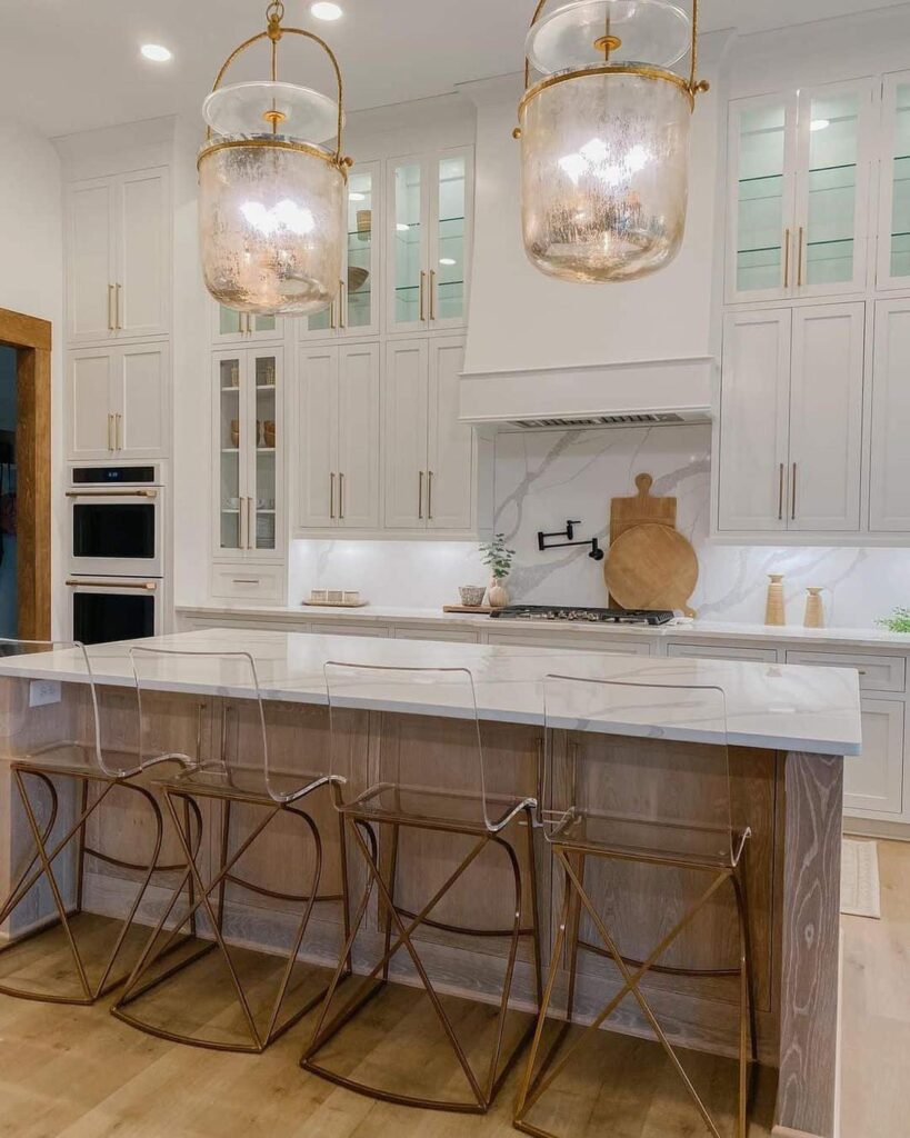35 Stylish Kitchen Island Seating Ideas to Make Entertaining a Breeze ...