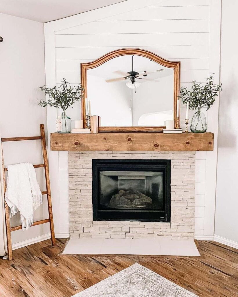 15 Best Corner Fireplace Mantels to Elevate Your Room -Architectural ...