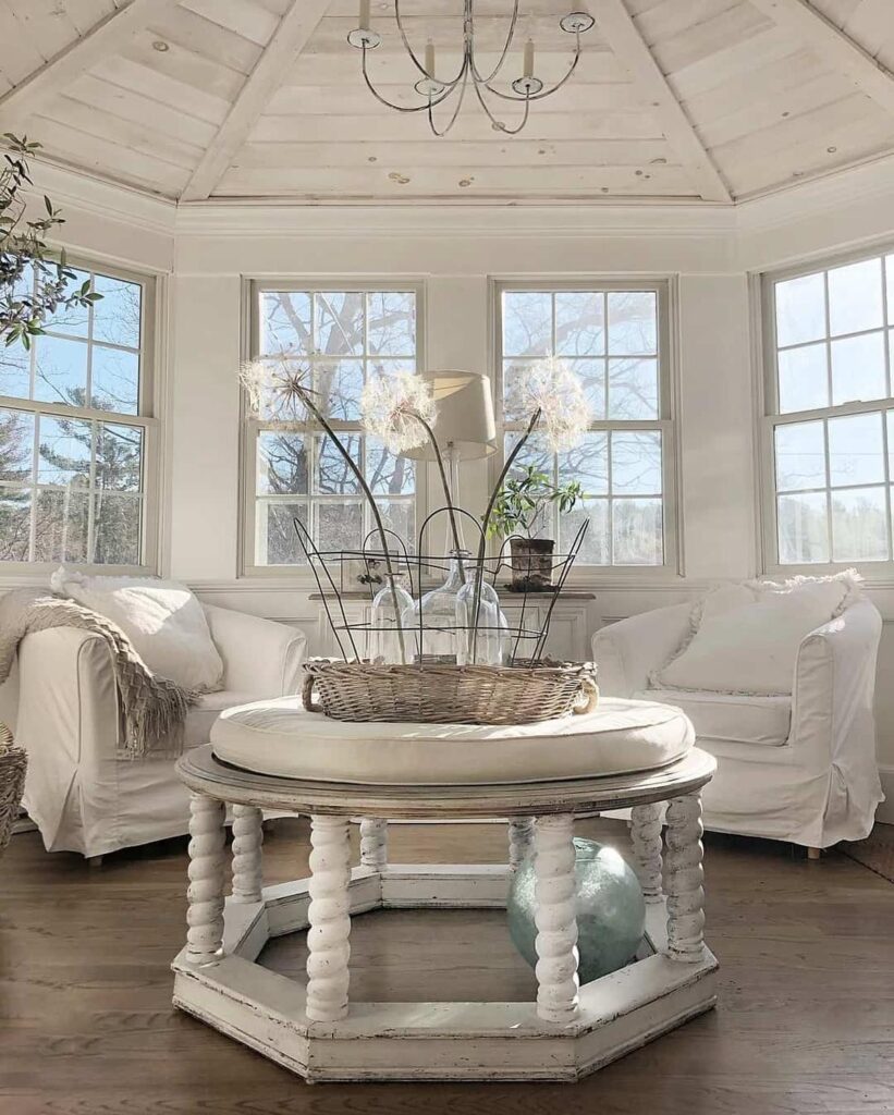 35 Gorgeous Large Round Coffee Tables to Anchor Your Living Room with ...