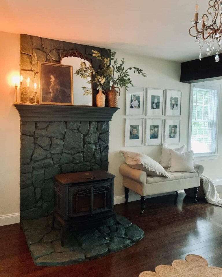 28 Stone Fireplace Ideas to Create a Cozy Statement Piece ...