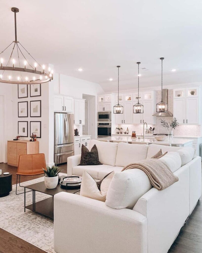 36 Creative Open Living Room Ideas for a Spacious Feel -Architectural ...