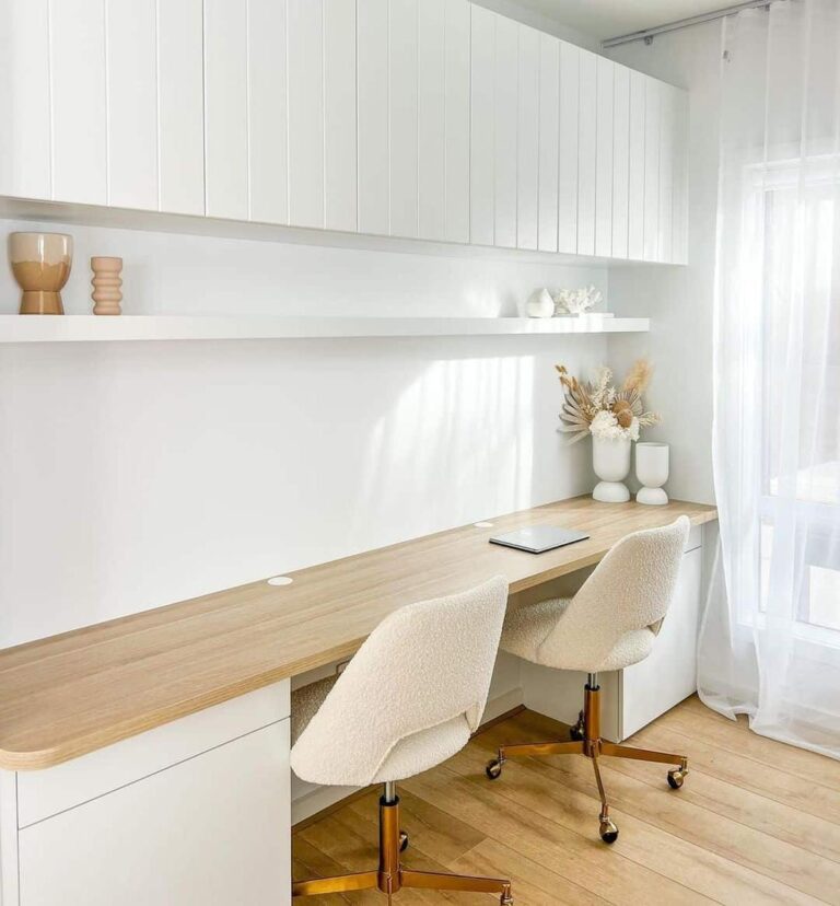 16 Floating Shelf Above Desk Ideas for Extra Storage -Architectural ...