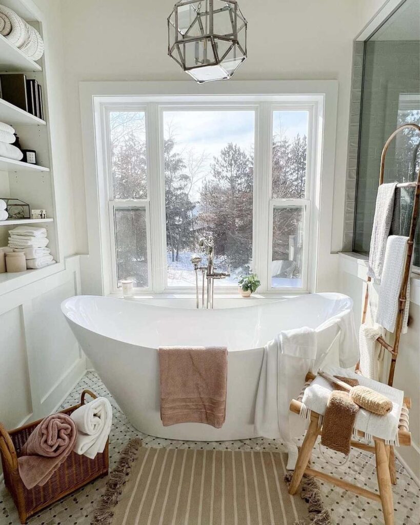 34 Beautiful Bathroom Window Ideas for Natural Light -Architectural ...