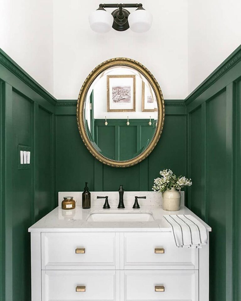 24 Trendy Powder Room Vanities to Check Out -Architectural Foundation
