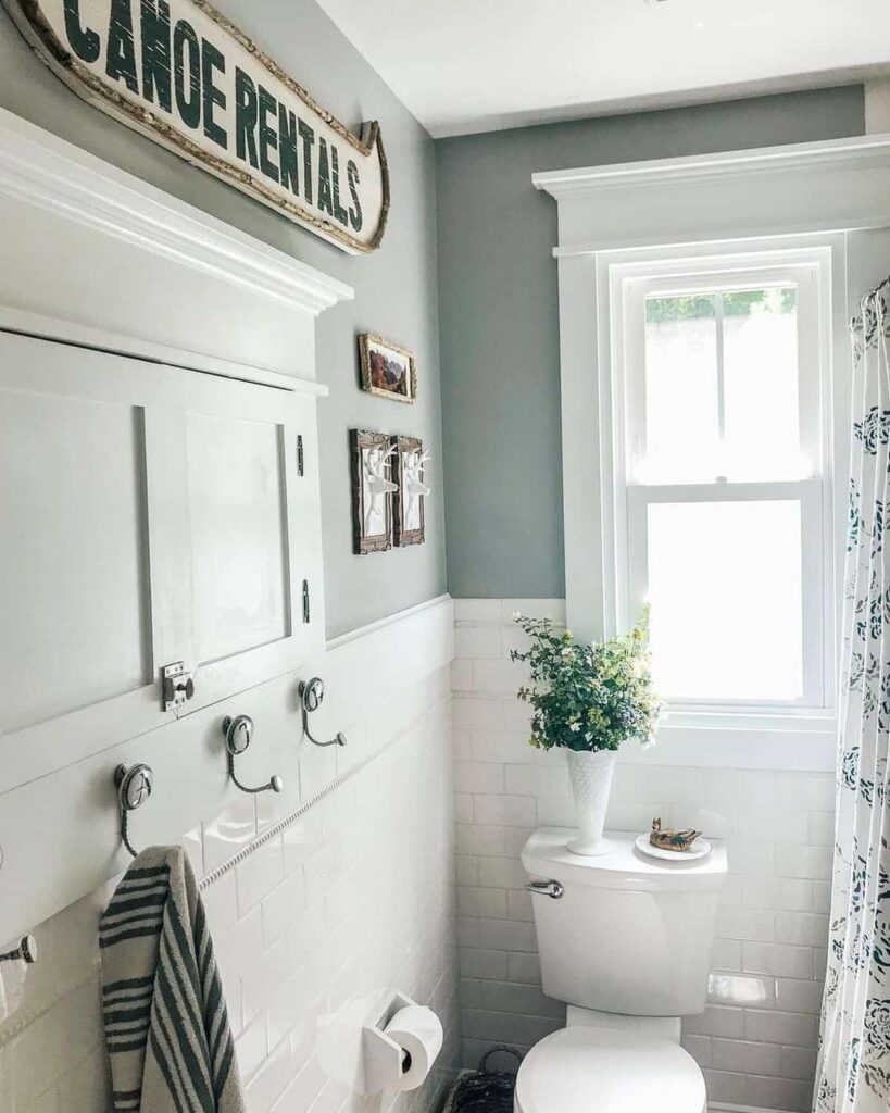32 Rustic Farmhouse Bathroom Wall Decor Ideas to Love -Architectural ...