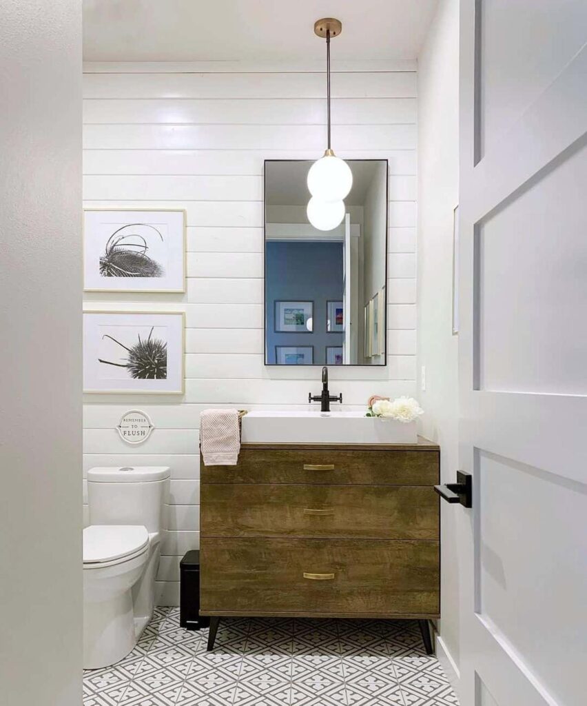 24 Trendy Powder Room Vanities to Check Out -Architectural Foundation