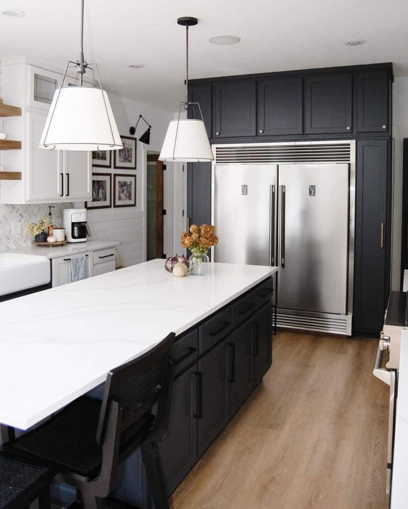 29 Elegant White Quartz Kitchen Countertop Ideas -Architectural Foundation