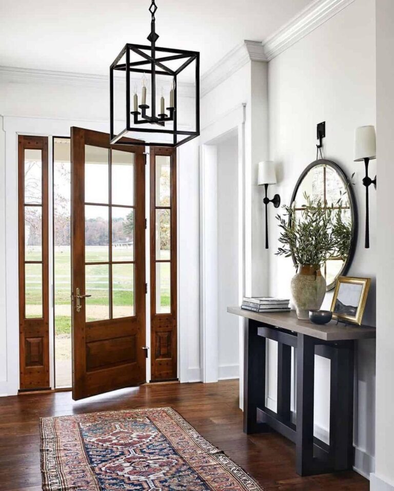 45 Elegant Entryway Mirror Ideas to Welcome Guests -Architectural ...