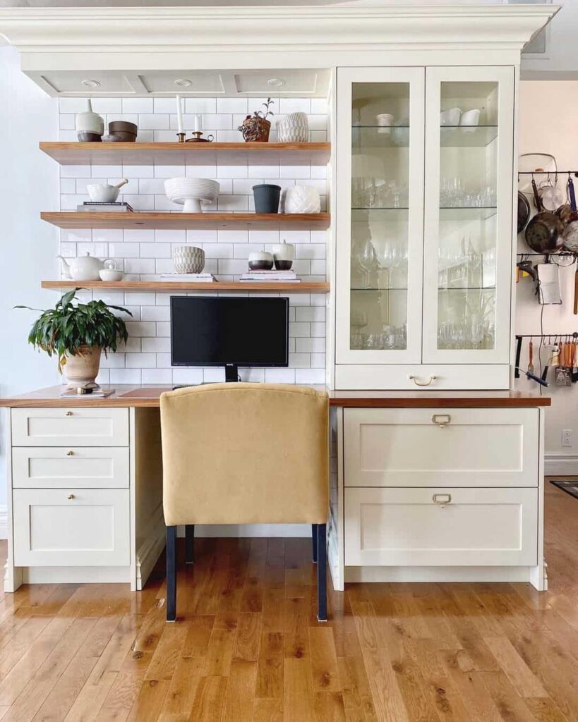 16 Floating Shelf Above Desk Ideas for Extra Storage -Architectural ...