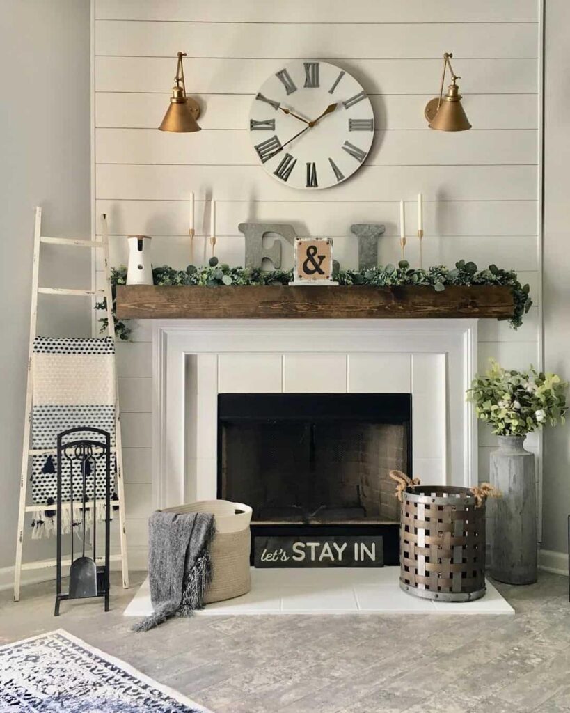 30 Beautiful Tiled Fireplace Surrounds for a Stylish, Year-Round Focal ...