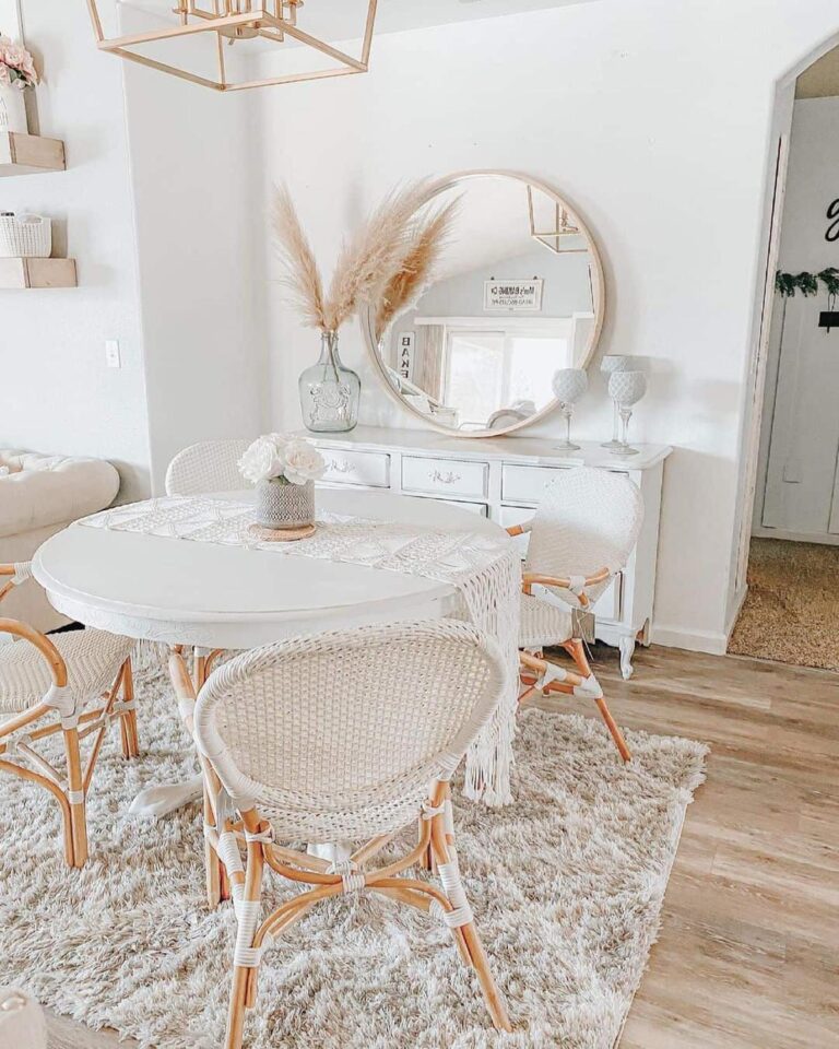 27 Perfect Rugs Under Round Dining Tables to Complete Your Space ...