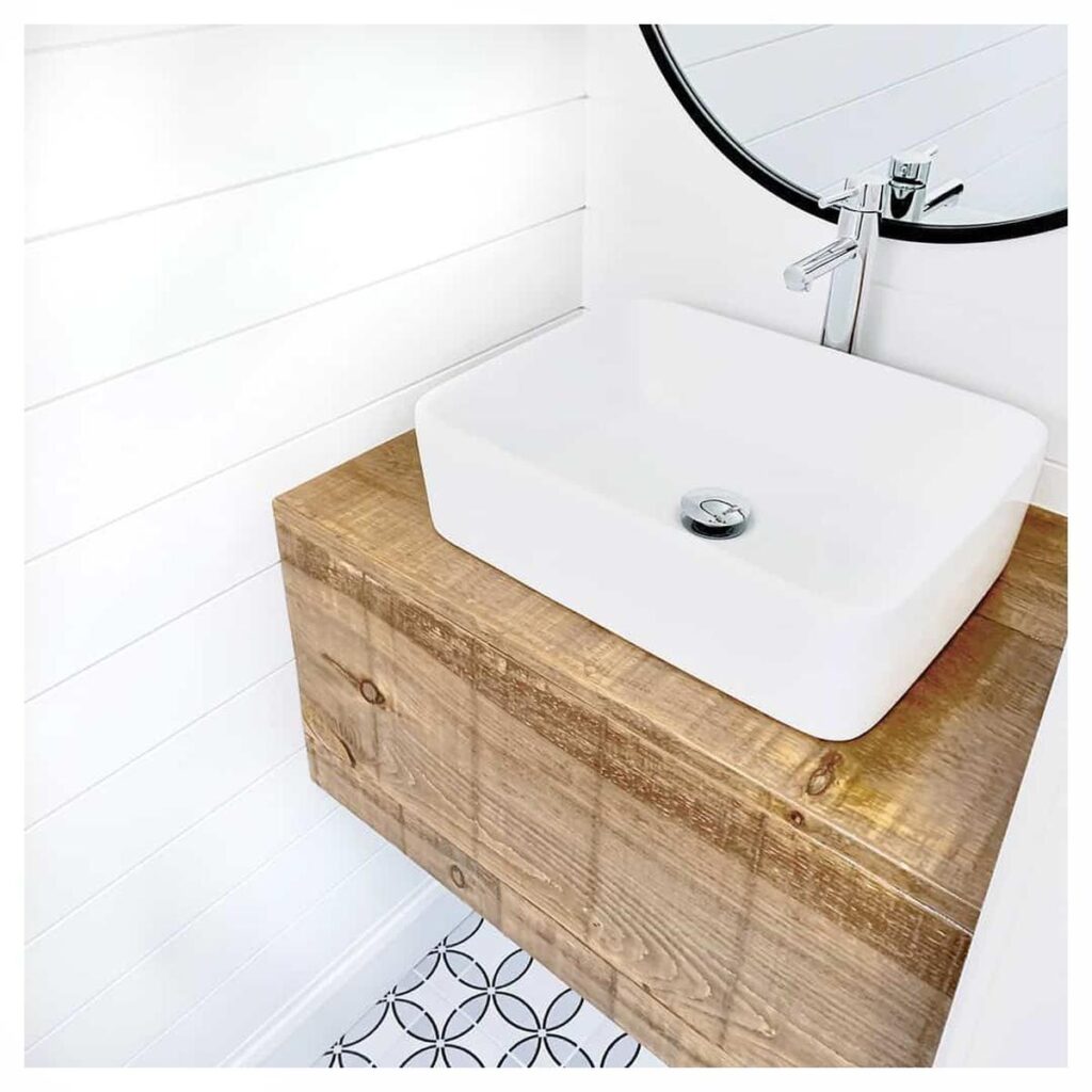25 Modern Farmhouse Powder Room Styles to Inspire -Architectural Foundation