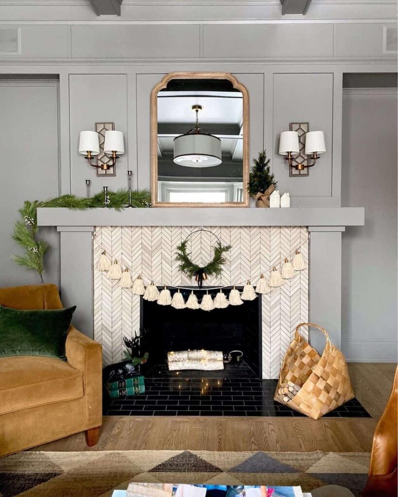 37 Stylish Fireplace Sconces to Light Up Your Living Room ...