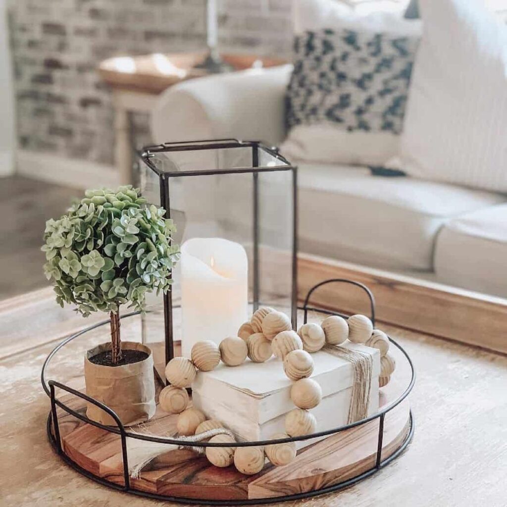34 Ideal Coffee Table Tray Inspirations for Stunning Spaces ...