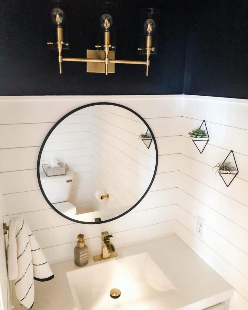 25 Modern Farmhouse Powder Room Styles to Inspire -Architectural Foundation