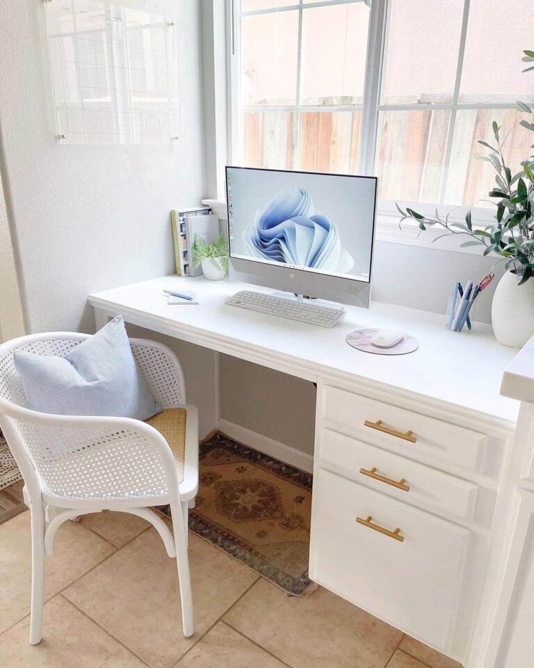 34 Rustic Farmhouse Desks for a Cozy Workspace -Architectural Foundation