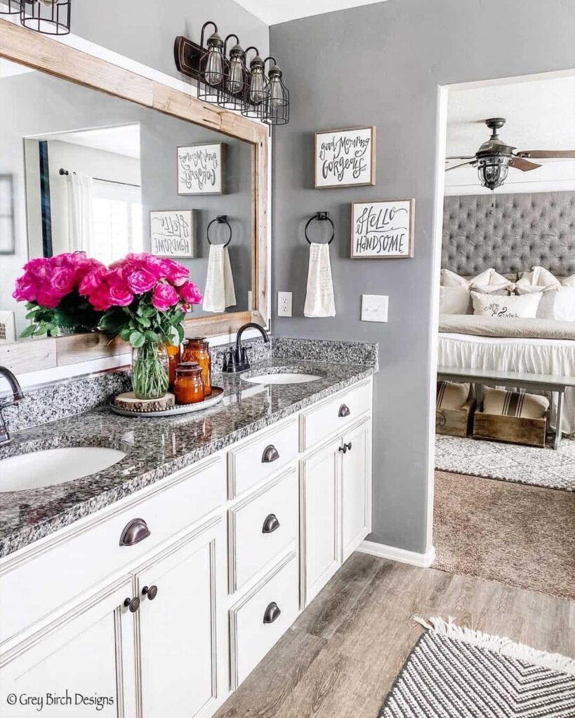 25 Striking Granite Bathroom Countertops to Inspire -Architectural ...