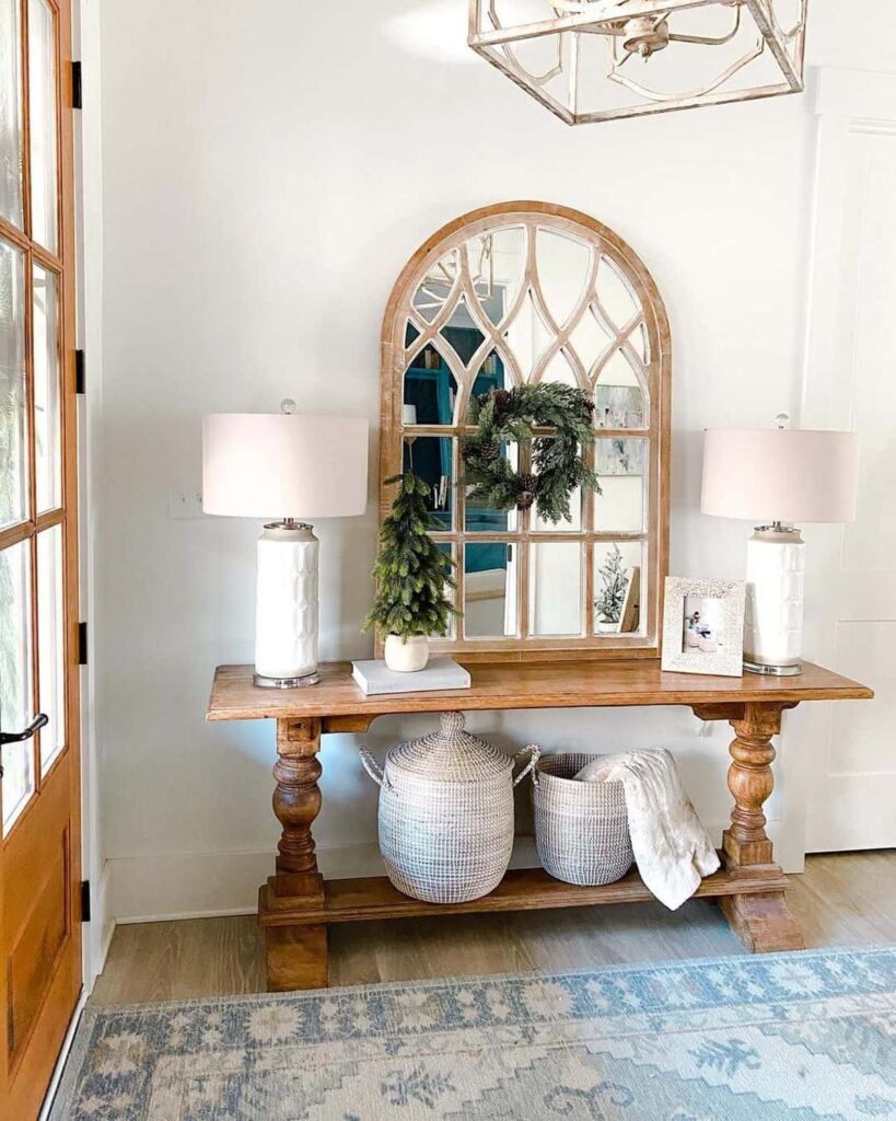 30 Entryway Console Table Styling Ideas -Architectural Foundation