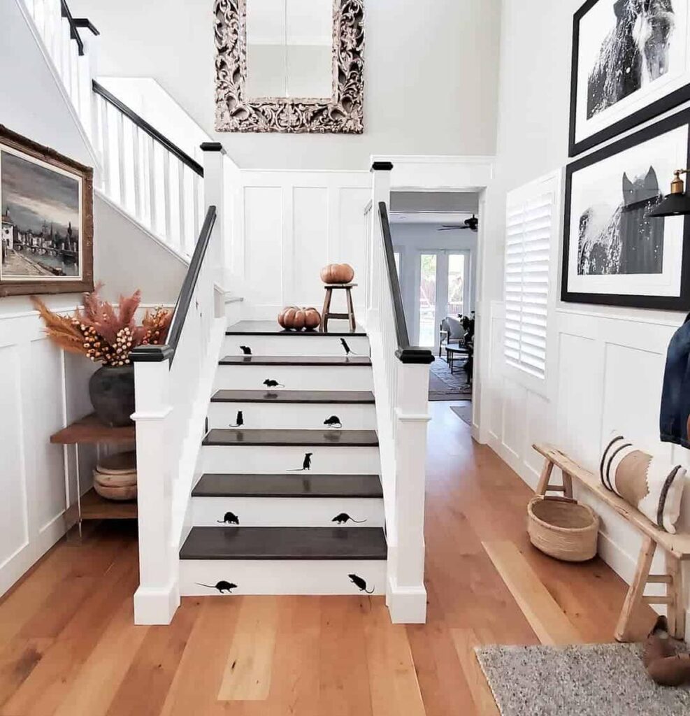 29 Stylish Stair Riser Ideas That Transform Your Stairs -Architectural ...