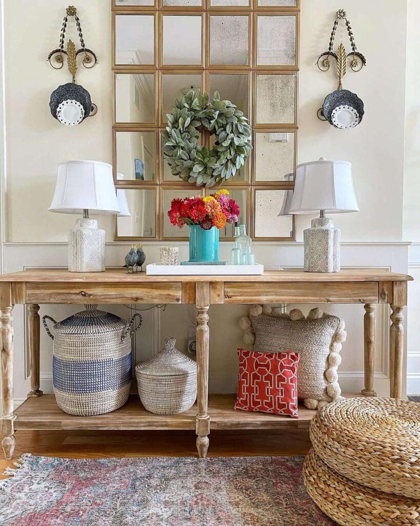 30 Entryway Console Table Styling Ideas -Architectural Foundation