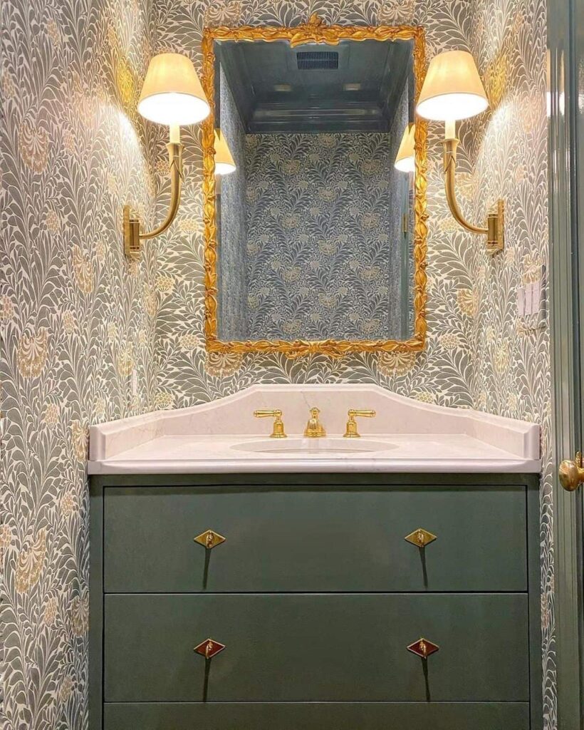24 Trendy Powder Room Vanities to Check Out -Architectural Foundation
