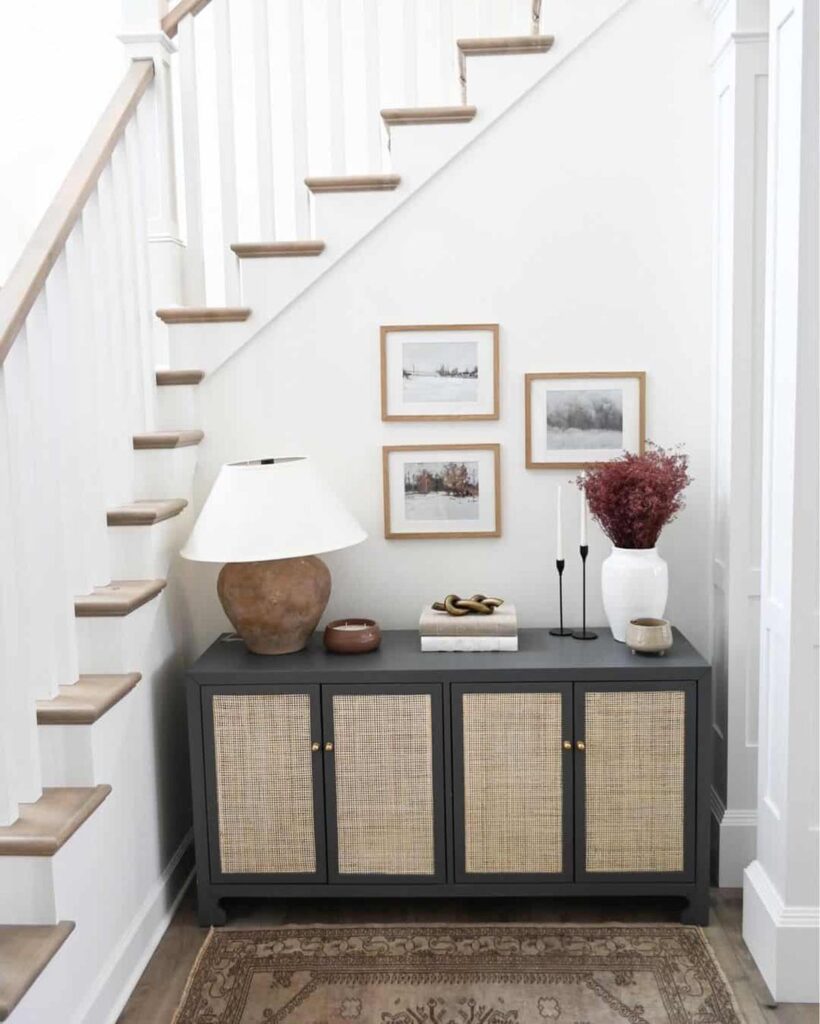 18 Under Stairs Console Table Ideas to Maximize Space -Architectural ...