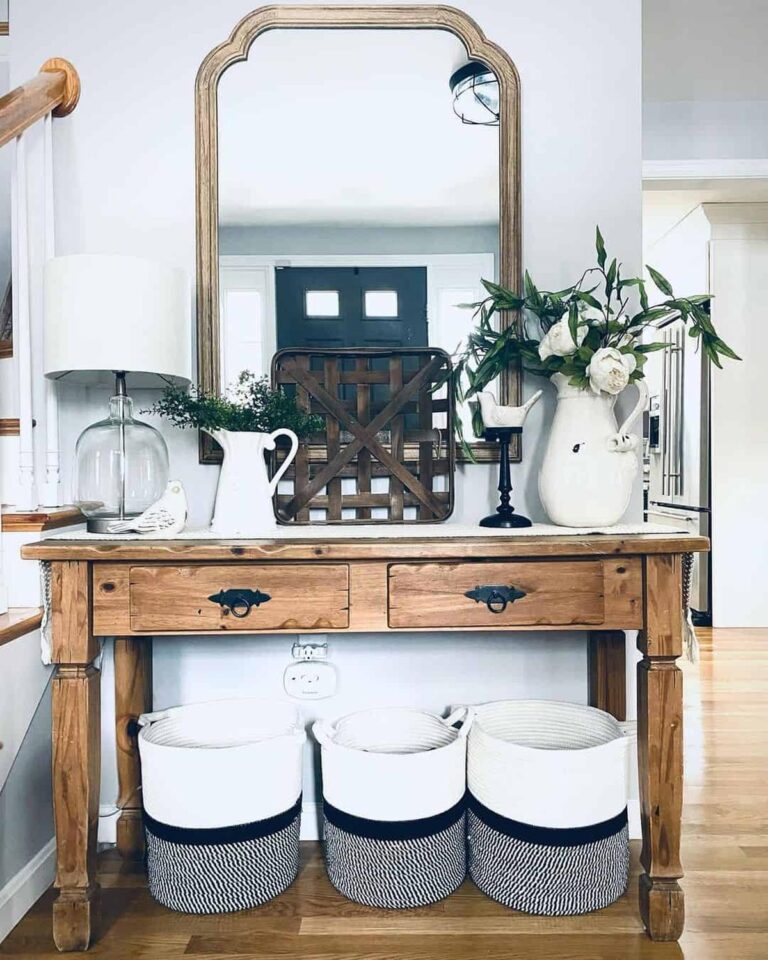 29 Farmhouse Entry Table Ideas for a Charming Welcome -Architectural ...