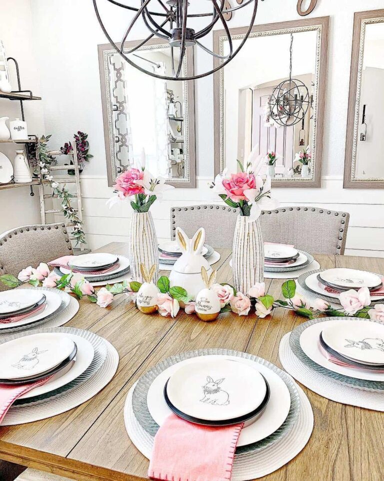 30 Easy and Chic Easter Table Decor Ideas You Can Do in a Flash ...