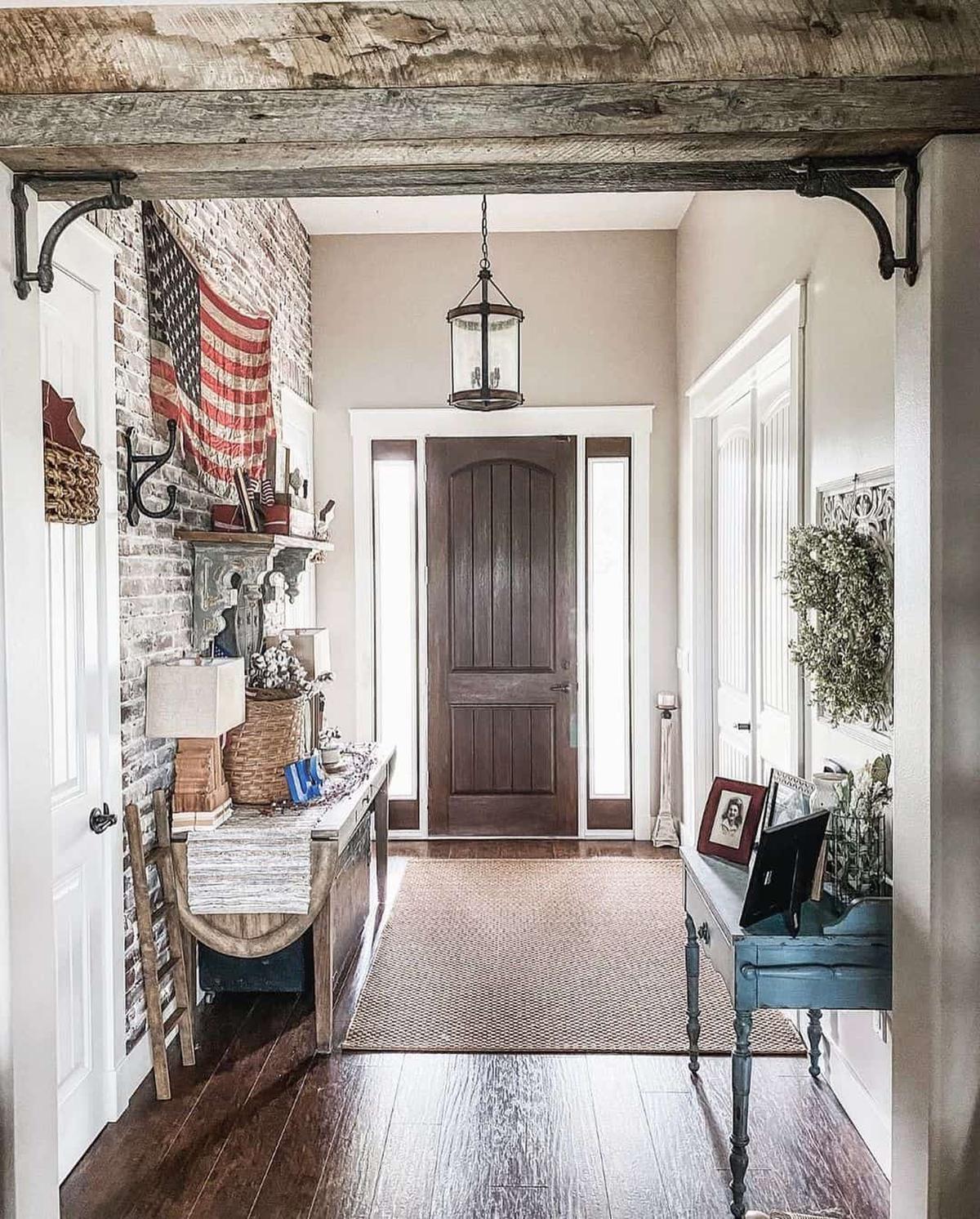 29 Farmhouse Foyer Ideas for a Welcoming Entrance -Architectural Foundation