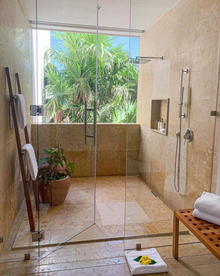 33 Farmhouse Shower Ideas for a Rustic Bath -Architectural Foundation