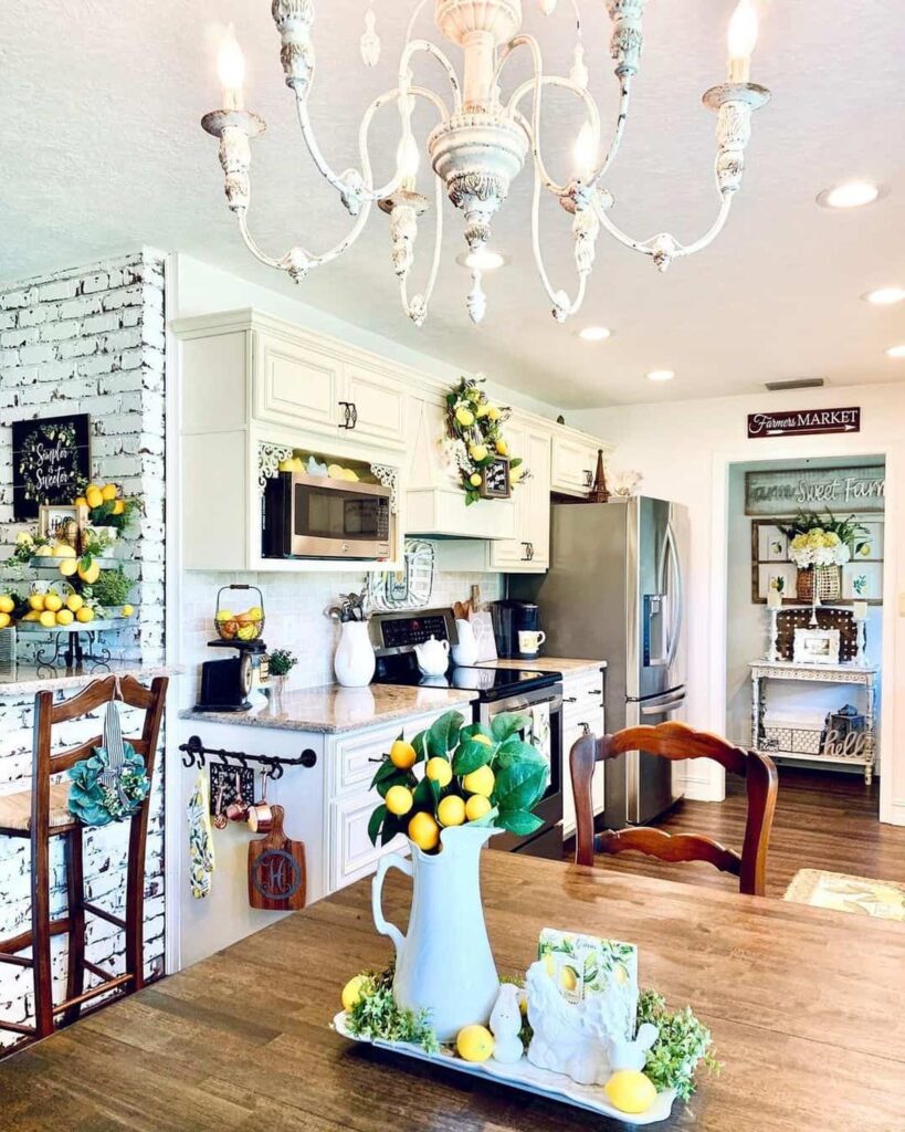 34 Stunning Lemon Kitchen Decor Ideas You'll Love -Architectural Foundation