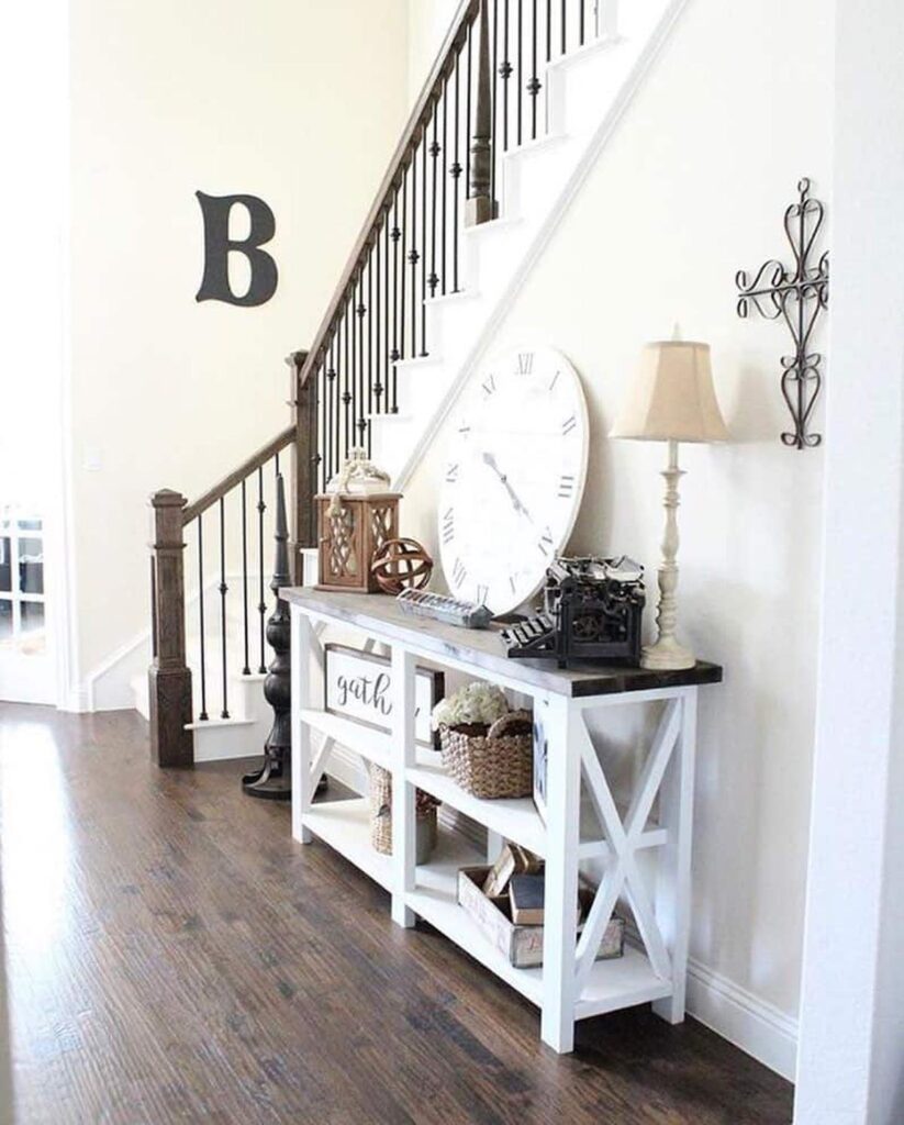 18 Under Stairs Console Table Ideas to Maximize Space -Architectural ...