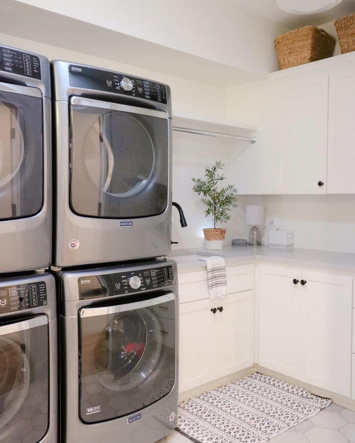 13 Smart Stackable Laundry Room Ideas to Save Space -Architectural ...