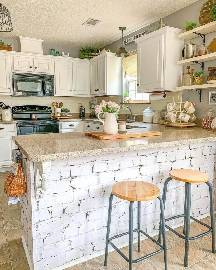 34 Beautiful Kitchen Island Back Panels That Showcase Style ...