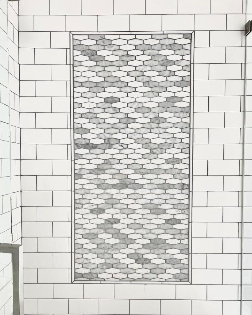 23 Top Accent Tile Ideas for a Stunning Shower -Architectural Foundation