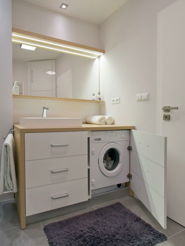 30 Ingenious Ways To Conceal A Washing Machine In Your Home