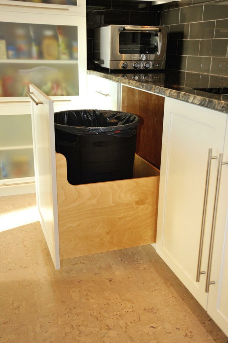 43 Clever Ways To Disguise Your Kitchen Trash Can