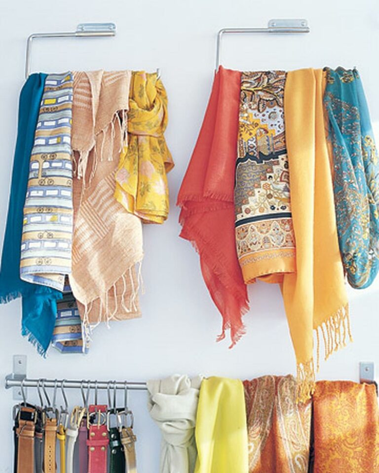 59 Genius Scarf Storage Solutions to Keep Your Accessories Tidy
