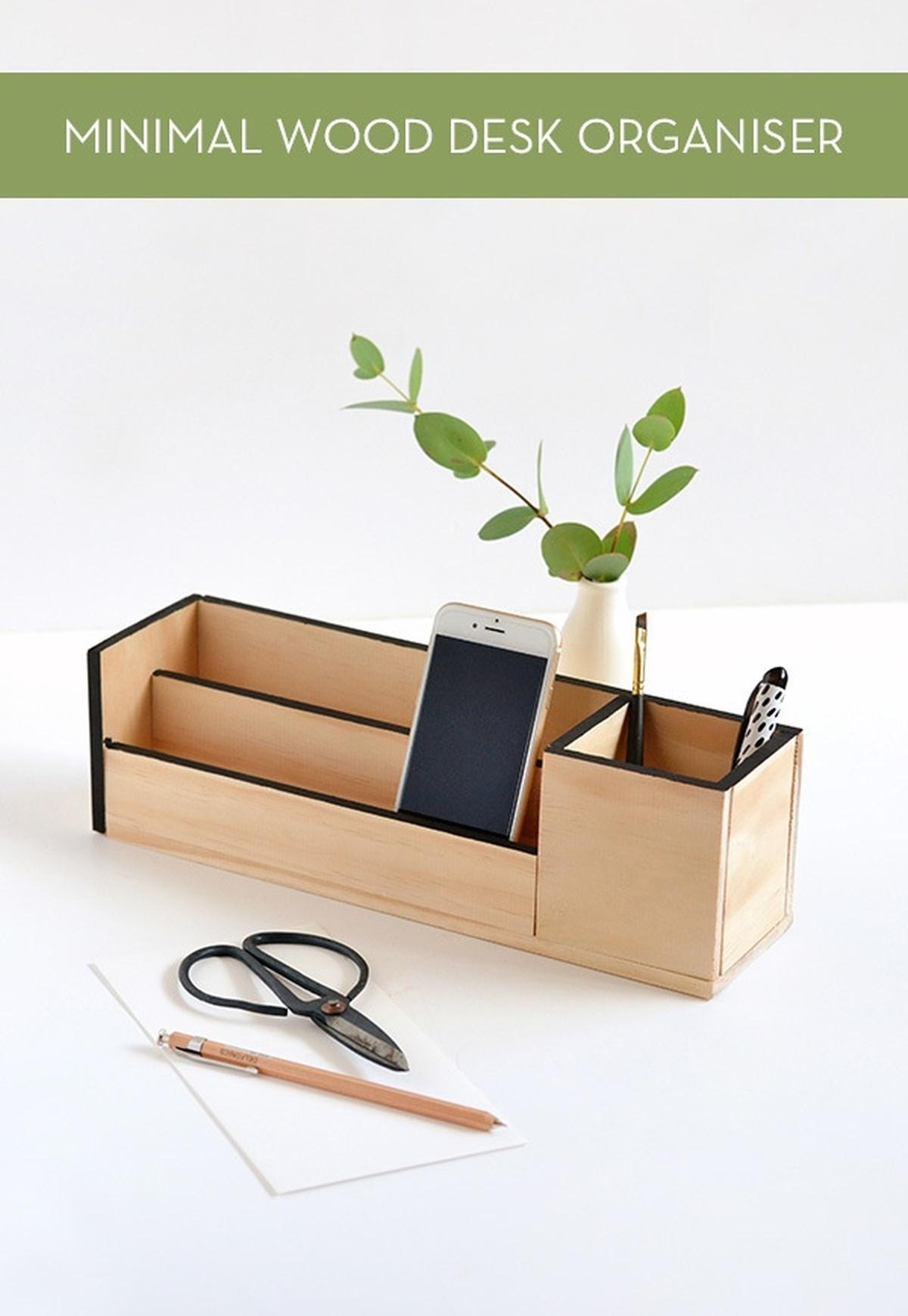 12 Simple DIY Desk Organizer Ideas for a Tidy Workspace