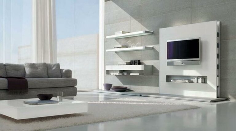 48 Elegant Modern Wall Units For Practical Storage
