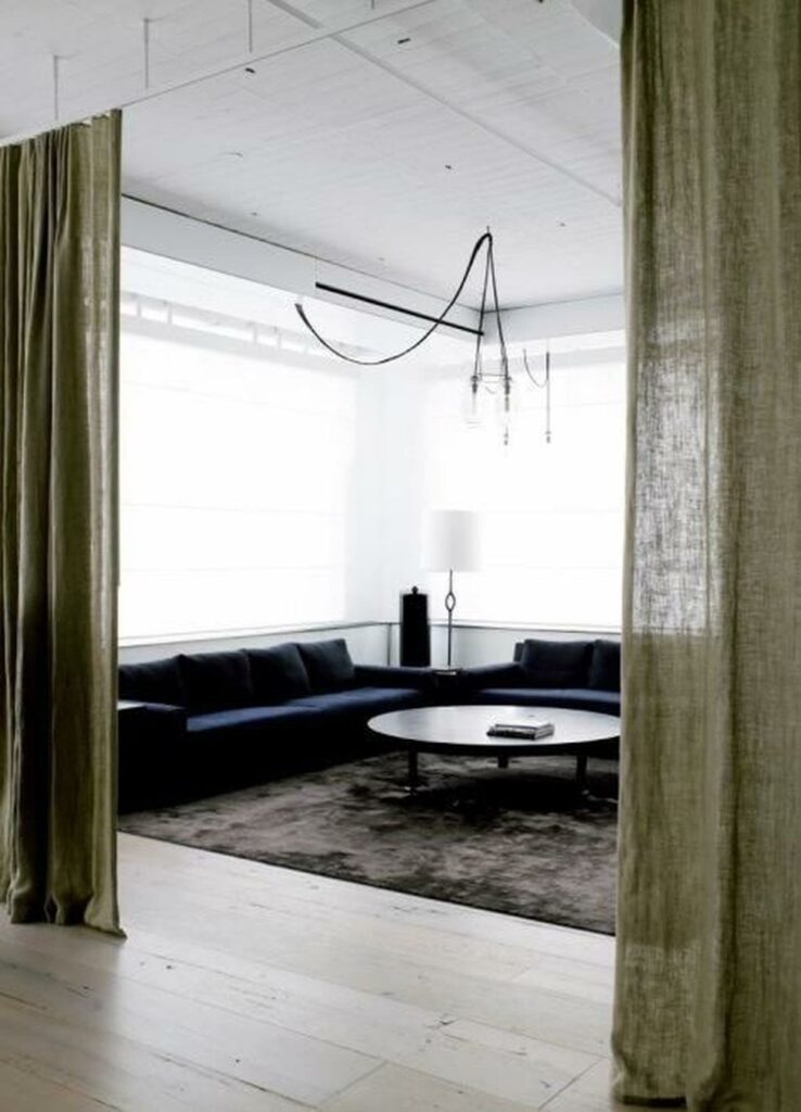 25 Innovative Ways To Transform Spaces With Curtain Dividers