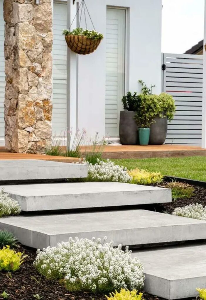 41 Breathtaking Outdoor Floating Steps Ideas