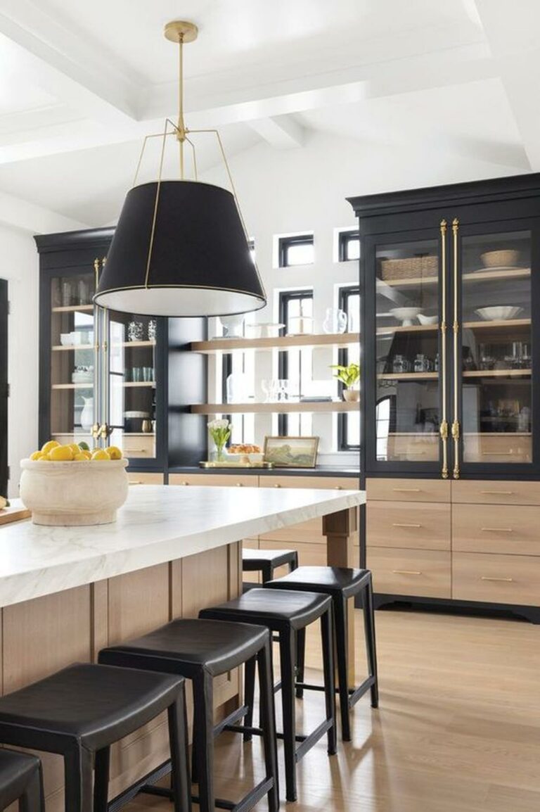 50 Sleek Flat Panel Kitchen Cabinet Designs