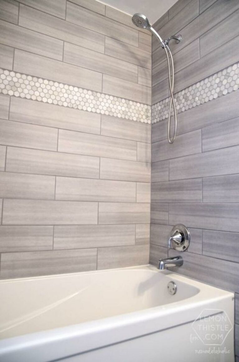 37 Innovative Ways To Incorporate All 4 Bathroom Border Tile Types